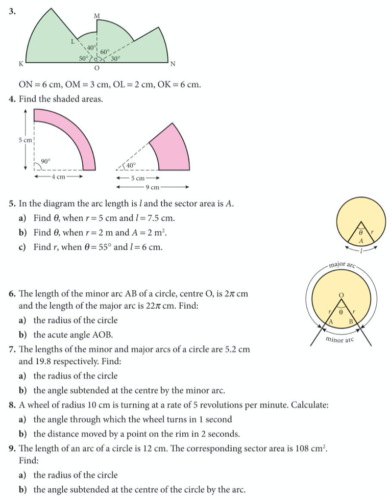 CIS. y11. Geometry. Sectors & Segments – Maths with David