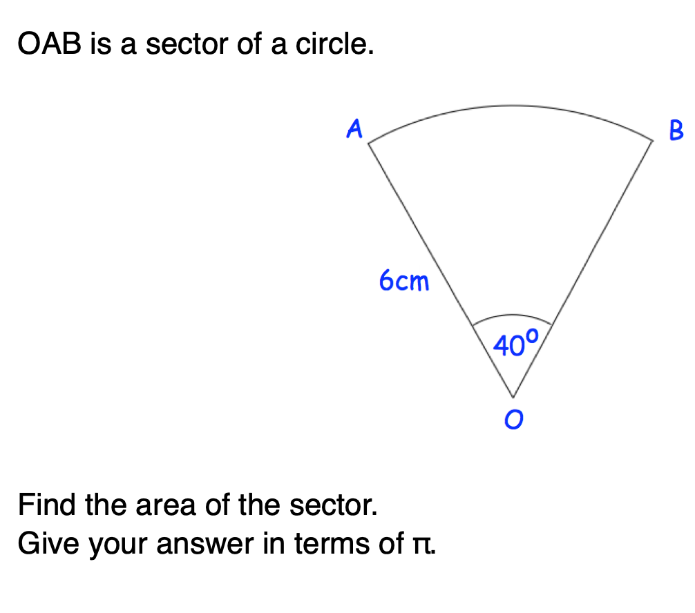 CIS. y11. Geometry. Sectors & Segments – Maths with David