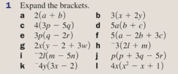 Y9. Algebra. Expanding Brackets – Maths with David