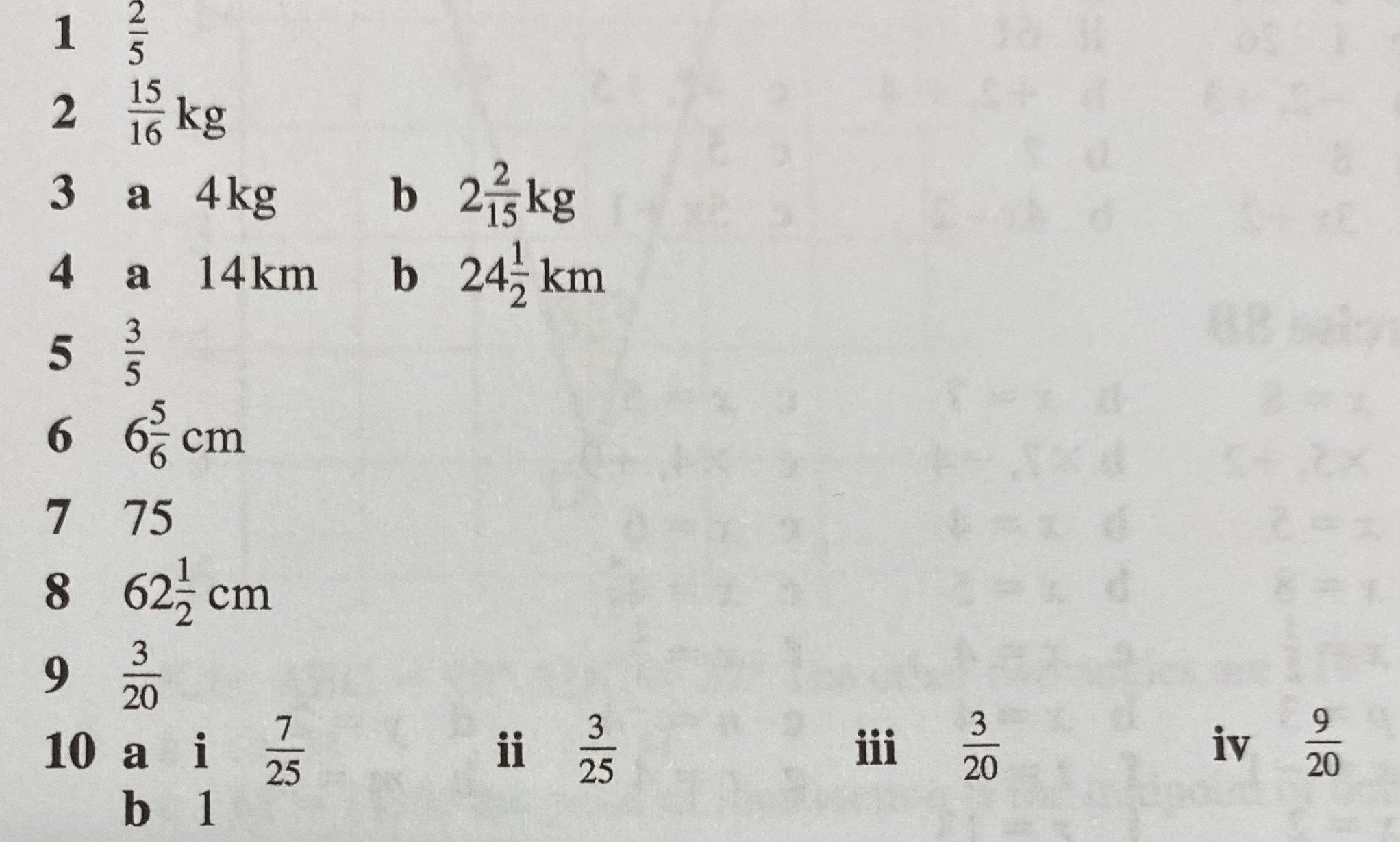 KS3. Number. 11. Problem Solving & Mixed Questions with Fractions ...