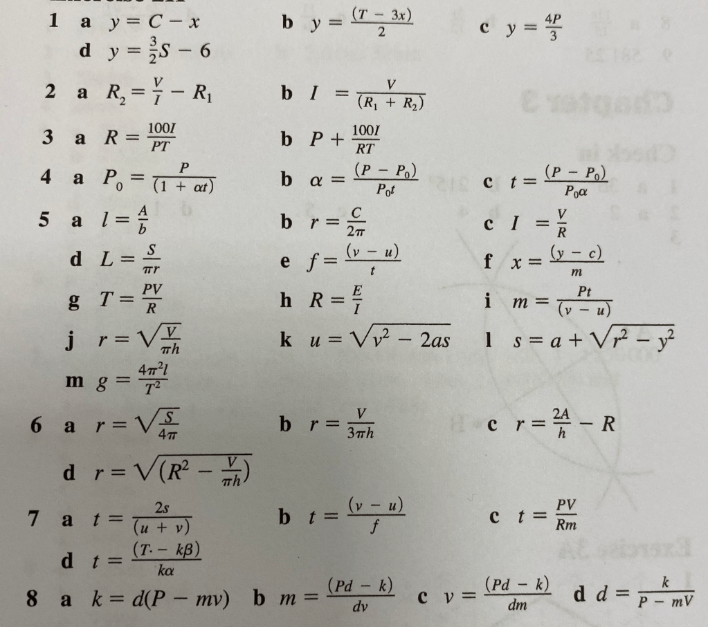 y9. Algebra. Changing Subject of Formula – Maths with David