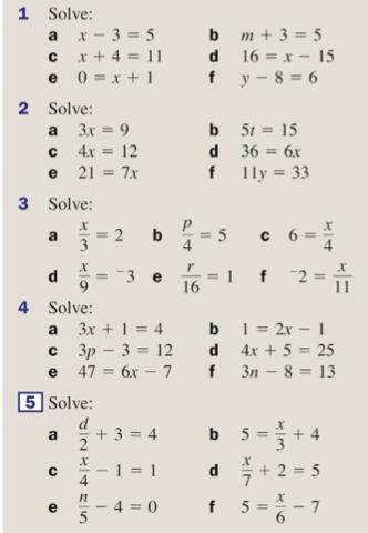 KS3. Y9. Solving linear equations – Maths with David