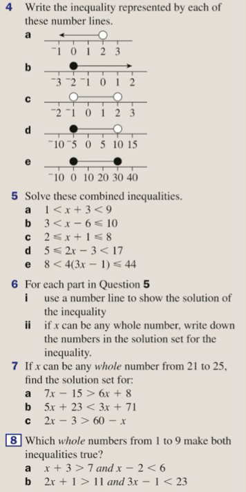 KS3. Y9. Linear Inequalities – Maths with David