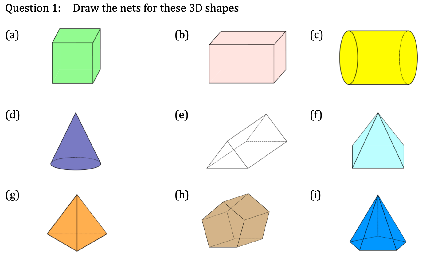 KS4. Geometry. Nets – Maths with David