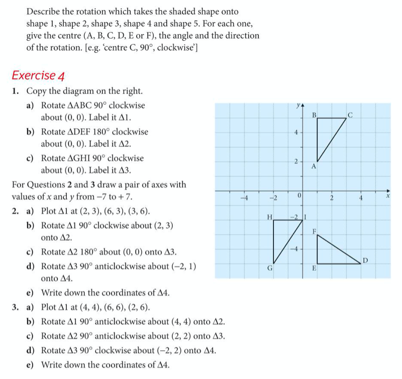 KS4. Transformations. Rotations – Maths with David