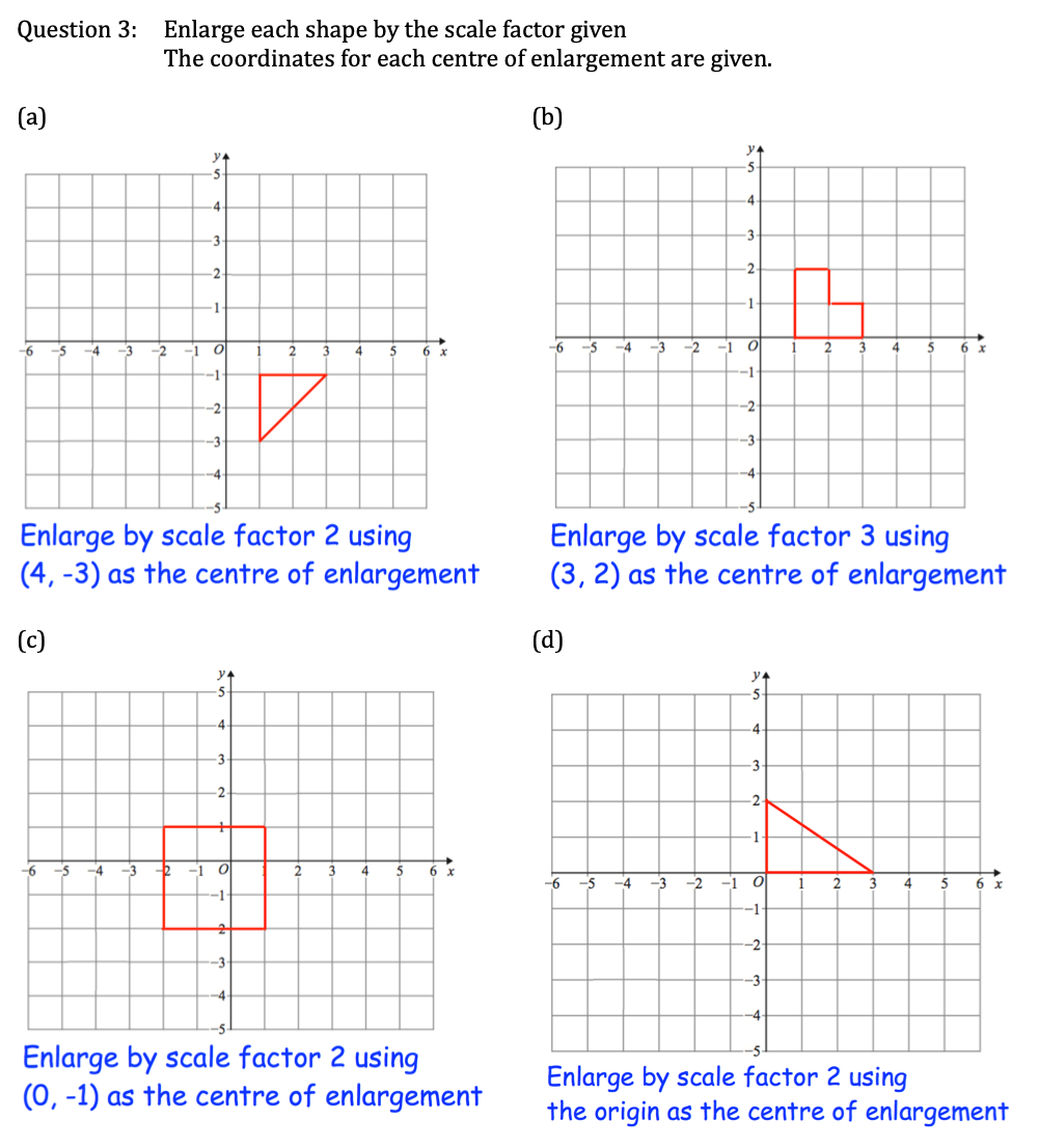 KS4. Transformations. Enlargements – Maths with David