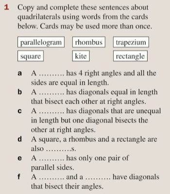 Year 8. Shape & Space. 6. Classifying Shapes – Maths with David