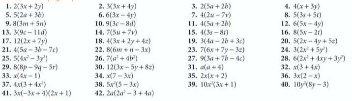 KS4. Algebra: Factorising Expressions – Maths with David
