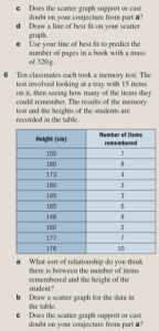 y9. Data. Scatter graphs – Maths with David