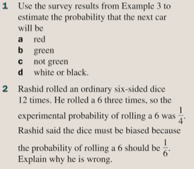 Y9. Probability. Relative Frequency – Maths with David