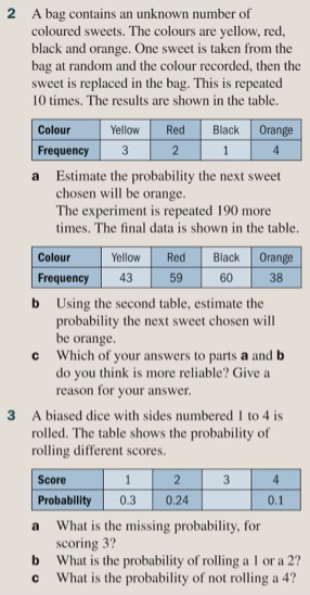 Y9. Probability. Combined Practice – Maths with David