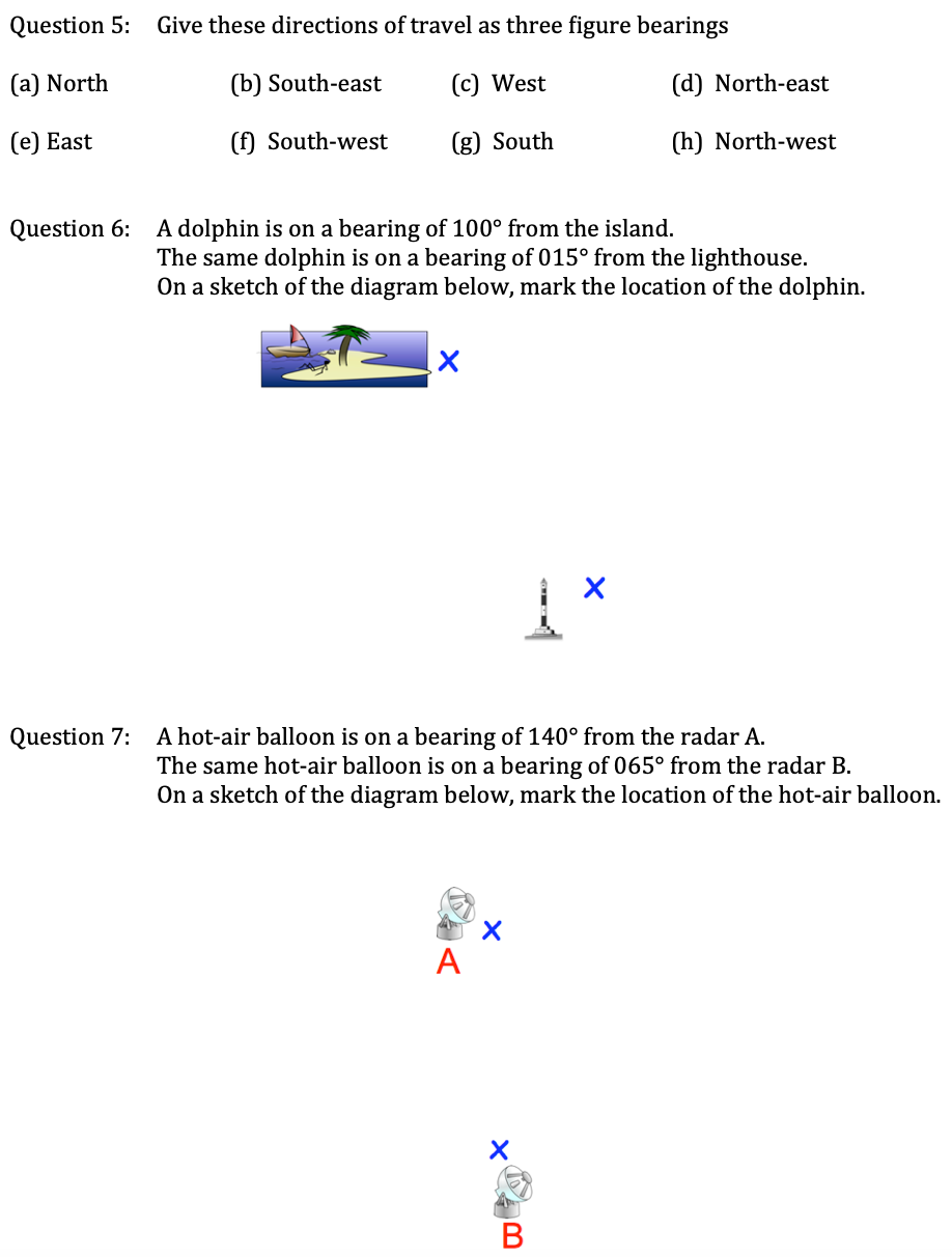 Y9. Shape & Space. Bearings – Maths with David