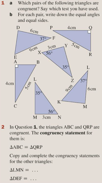 Year 8. Shape & Space. 3. Congruency – Maths with David