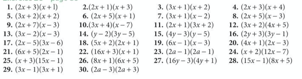 KS4. Algebra. Quadratic Expressions & Quadratic Equations – Maths with ...