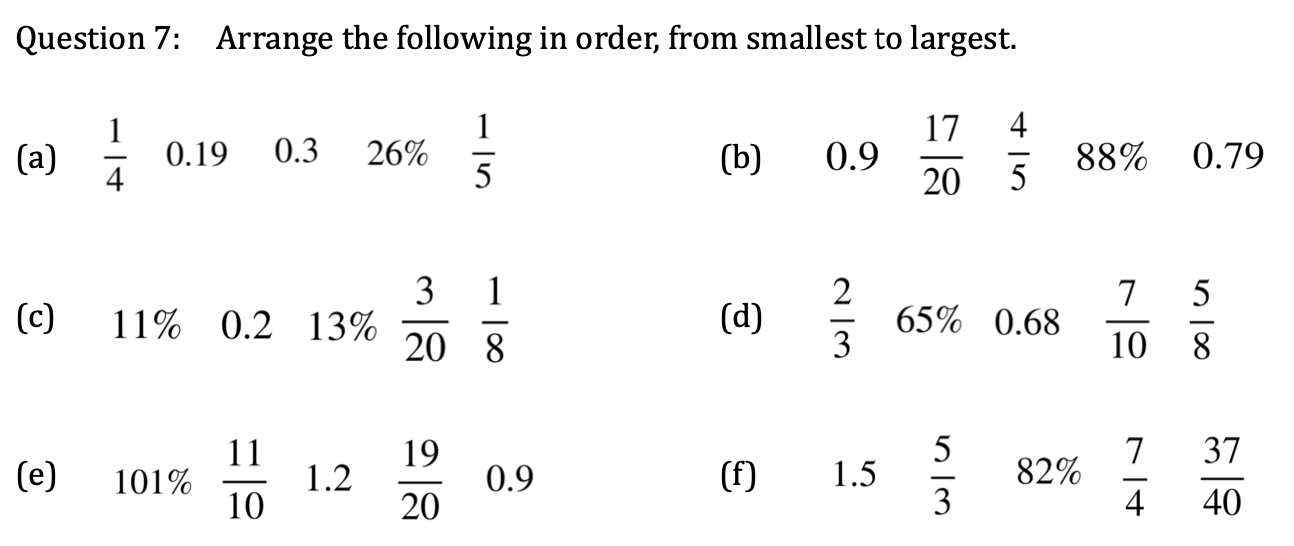 KS4. Number. Fractions, ratio, decimals & percentages – Maths with David