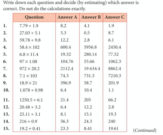 KS4. Number. Estimating – Maths with David