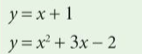 KS4. Algebra. Non-linear Simultaneous Equations – Maths with David