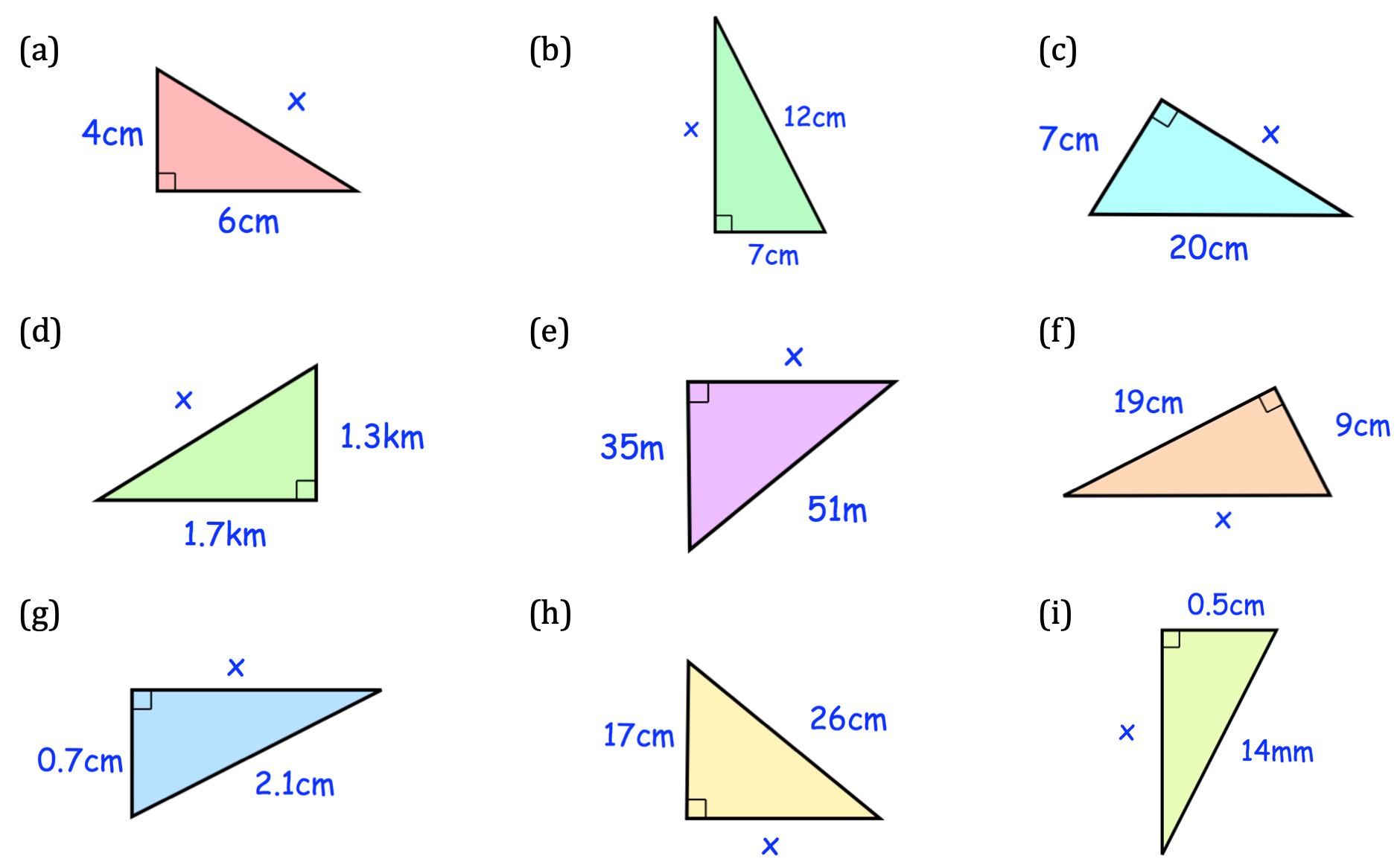 Y9. Pythagoras’ Theorem – Maths with David