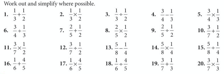 KS4. Number. Fractions – Maths with David
