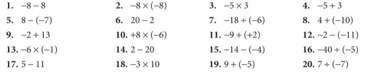 KS4. Number. Negative Numbers – Maths with David