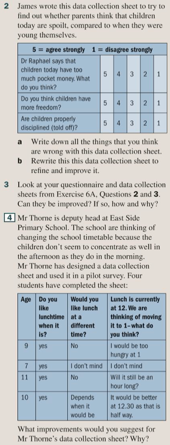 Y9. Data. Planning & Collecting Data – Maths with David