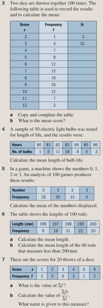 Y9. Data. Calculating Statistics – Maths with David