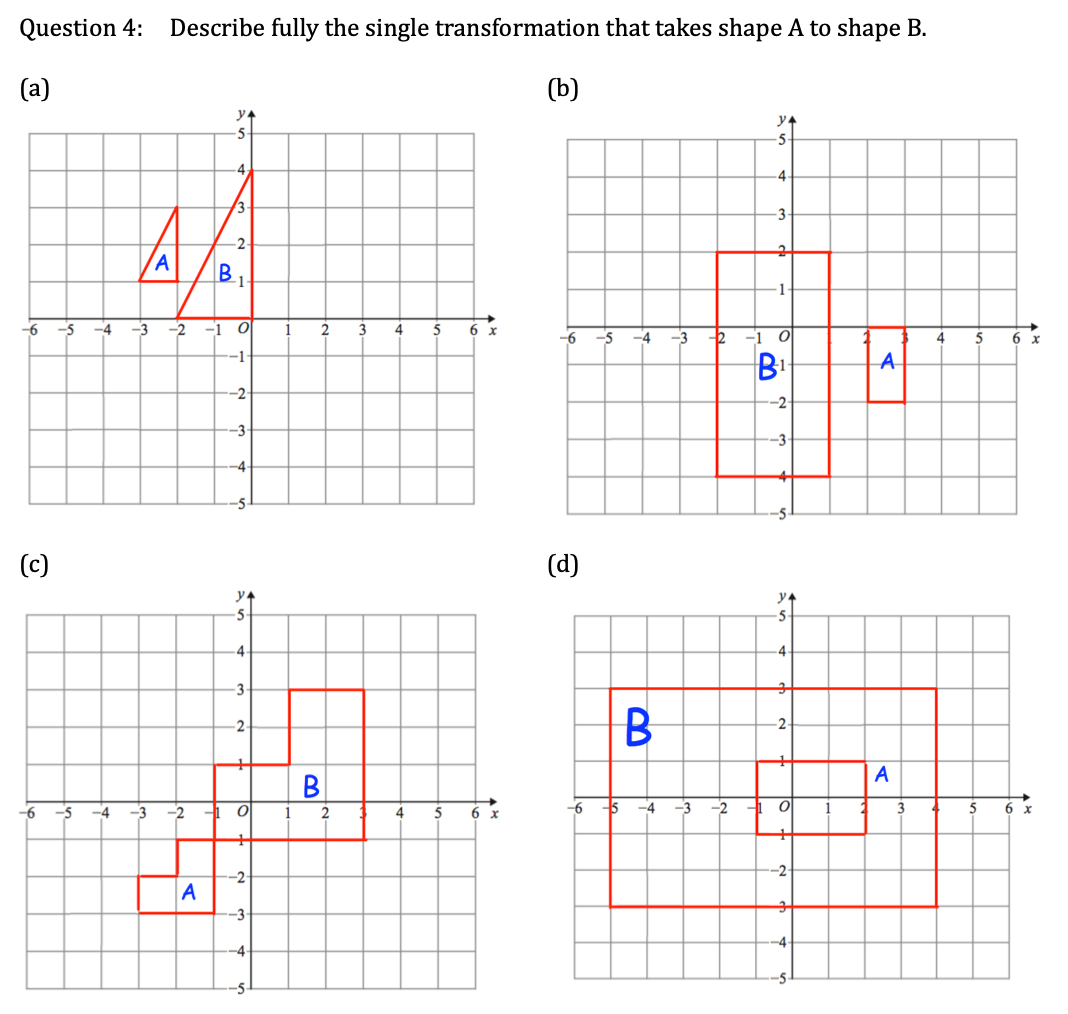 Y9. Shape & Space. Describing Transformations – Maths with David
