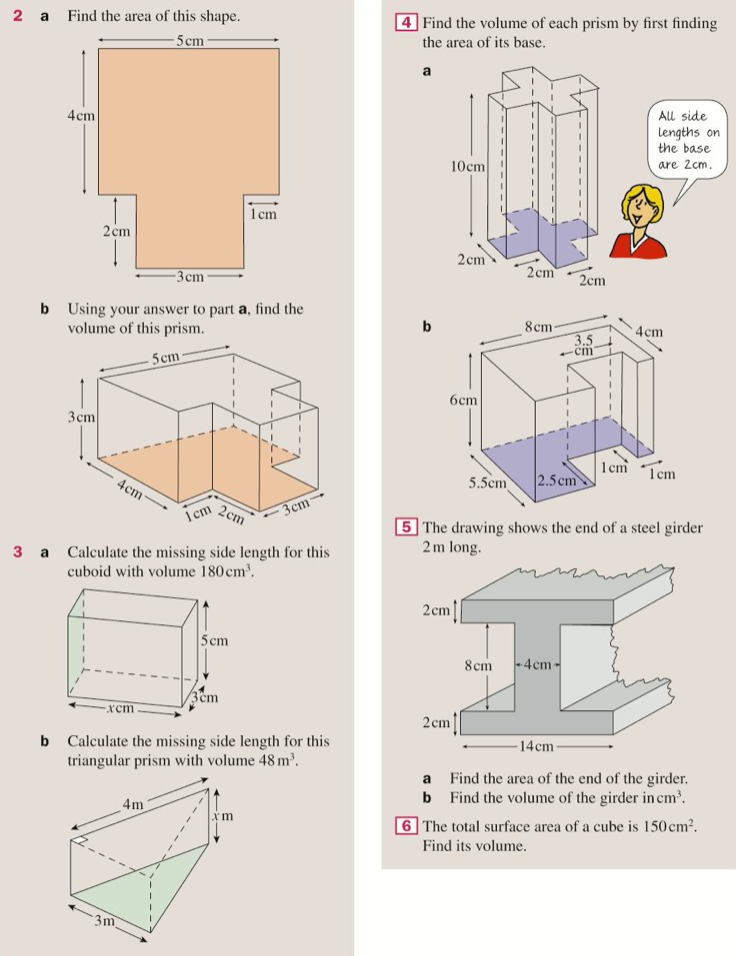 Y9. Shape & Space. Volumes of Prisms & Cylinders – Maths with David
