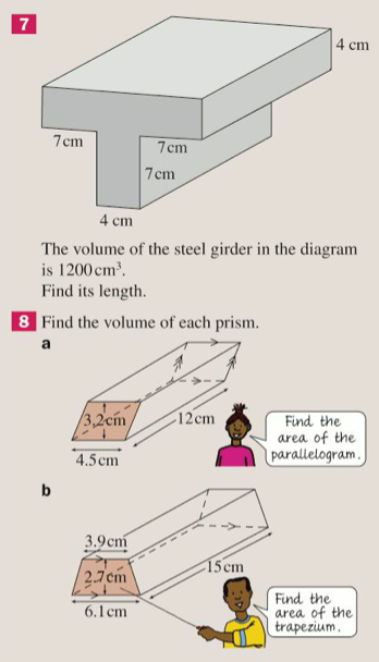 Y9. Shape & Space. Volumes of Prisms & Cylinders – Maths with David