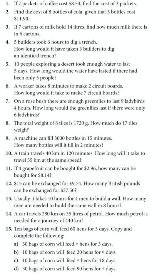 KS4. Number. Proportion & Exchange Rate – Maths with David