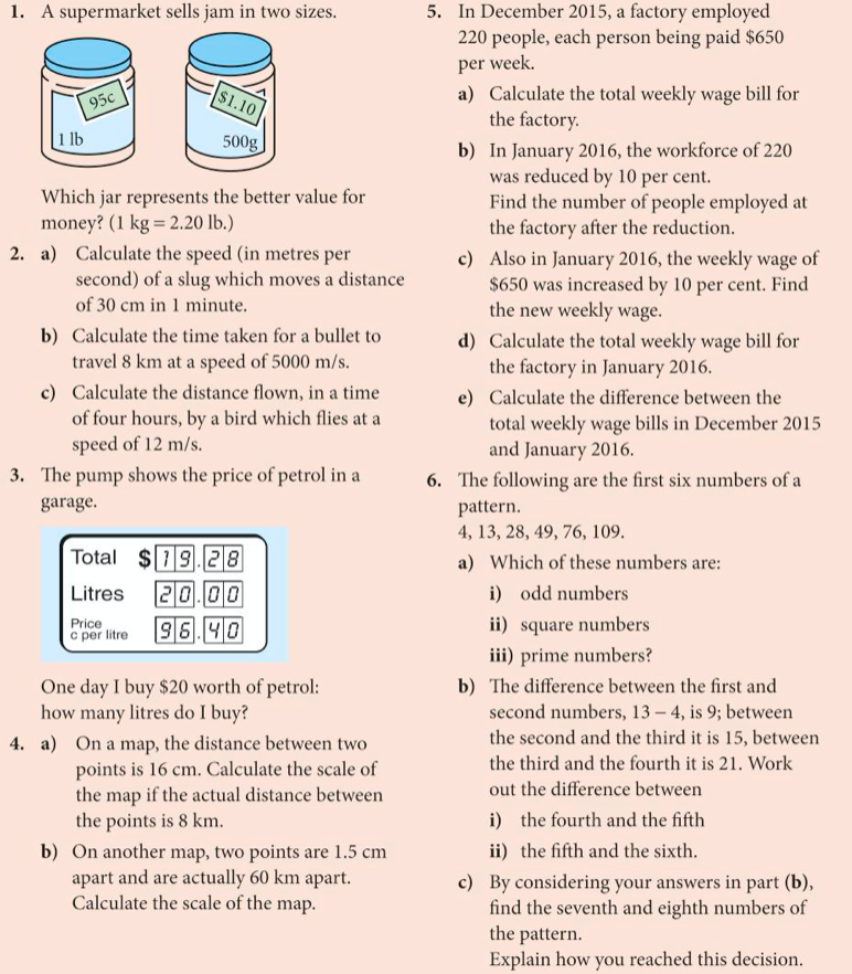 KS4. Number. Combined Practice 1 – Maths with David