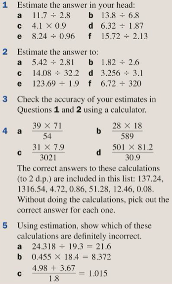 Y9. Number. Estimation – Maths with David