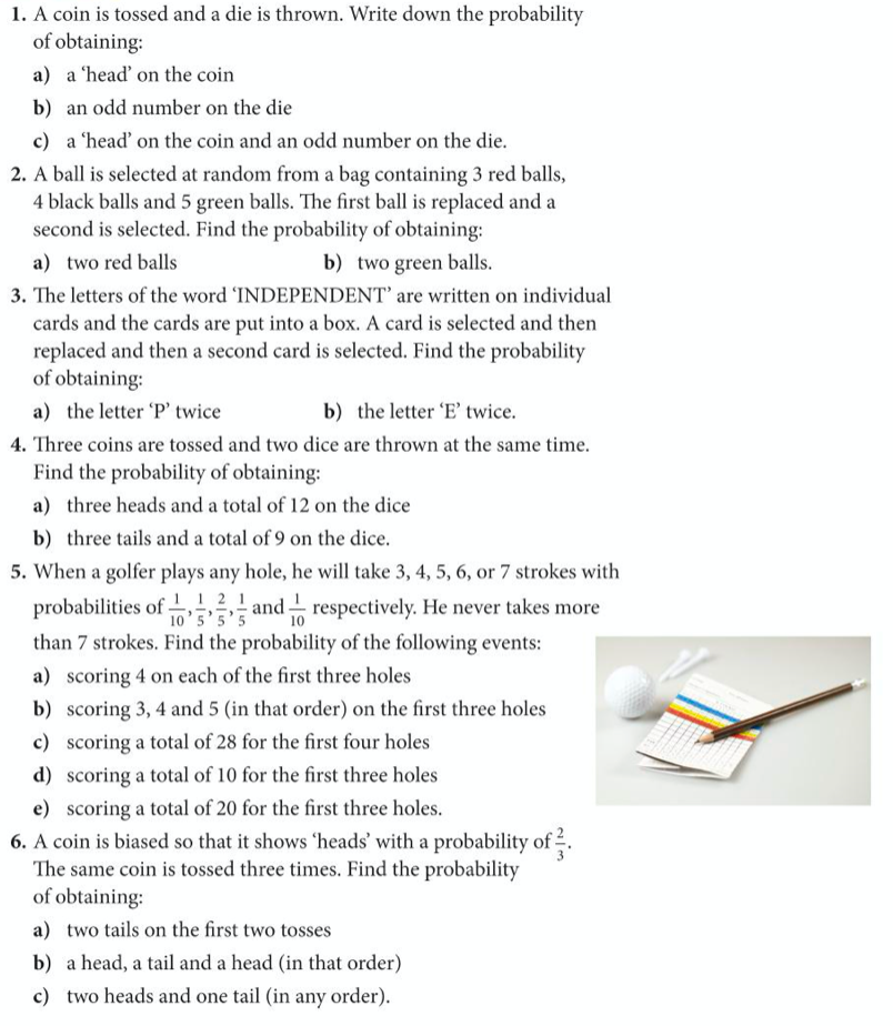 KS4. Probability. Independent Events – Maths with David