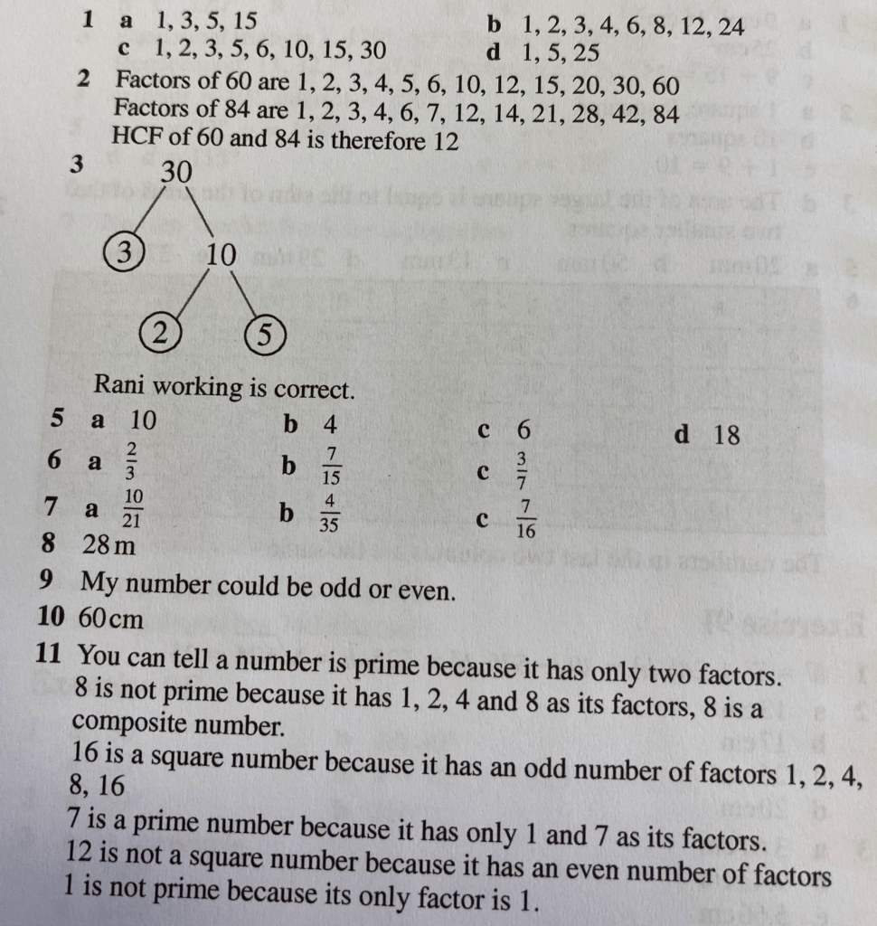 Y9. Number. Factors – Maths with David