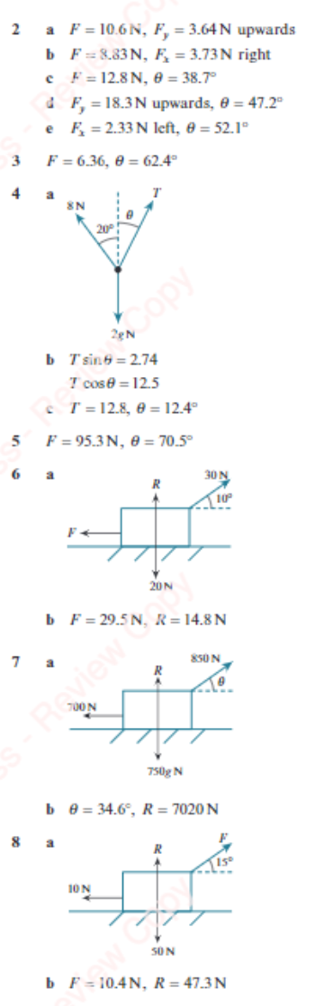 9709. Mechanics 1. 2D Dynamics (Resolving Forces) – Maths with David