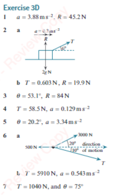 9709. Mechanics 1. 2D Dynamics (Resolving Forces) – Maths with David