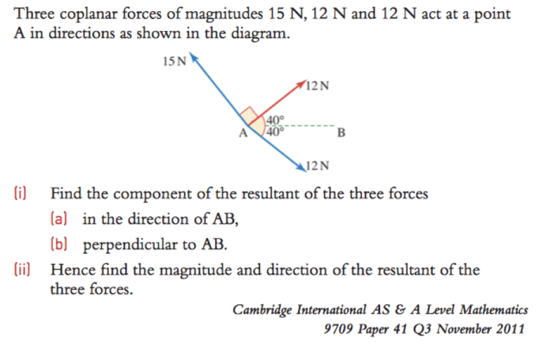 9709. Mechanics 1. 2D Dynamics (Resolving Forces) – Maths with David