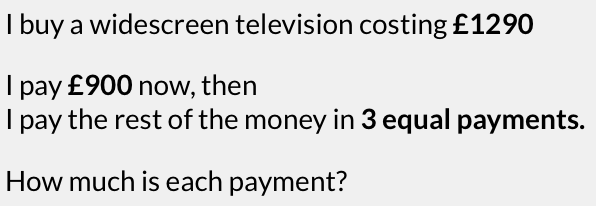 KS4. Number. Long Division and Word Problems – Maths with David
