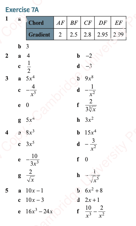 9709. Pure 1. Differentiation Theory – Maths with David