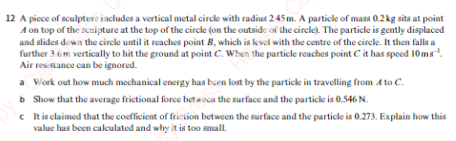 9709. Mechanics 1. Work-Energy & Power – Maths with David