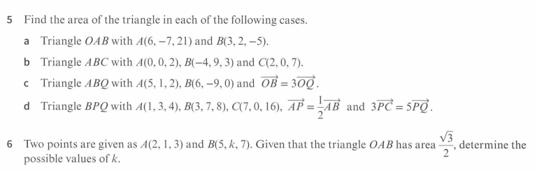 9231. FP1. Vectors – Maths with David