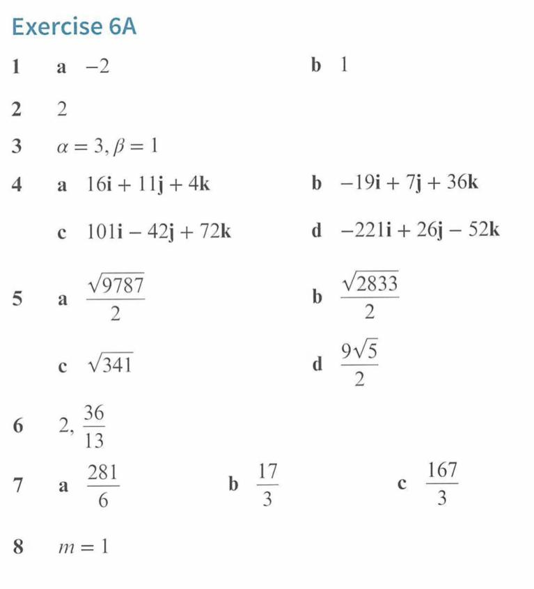 9231. FP1. Vectors – Maths with David