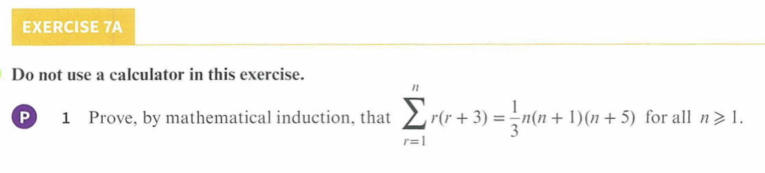9231. FP1. Induction – Maths with David
