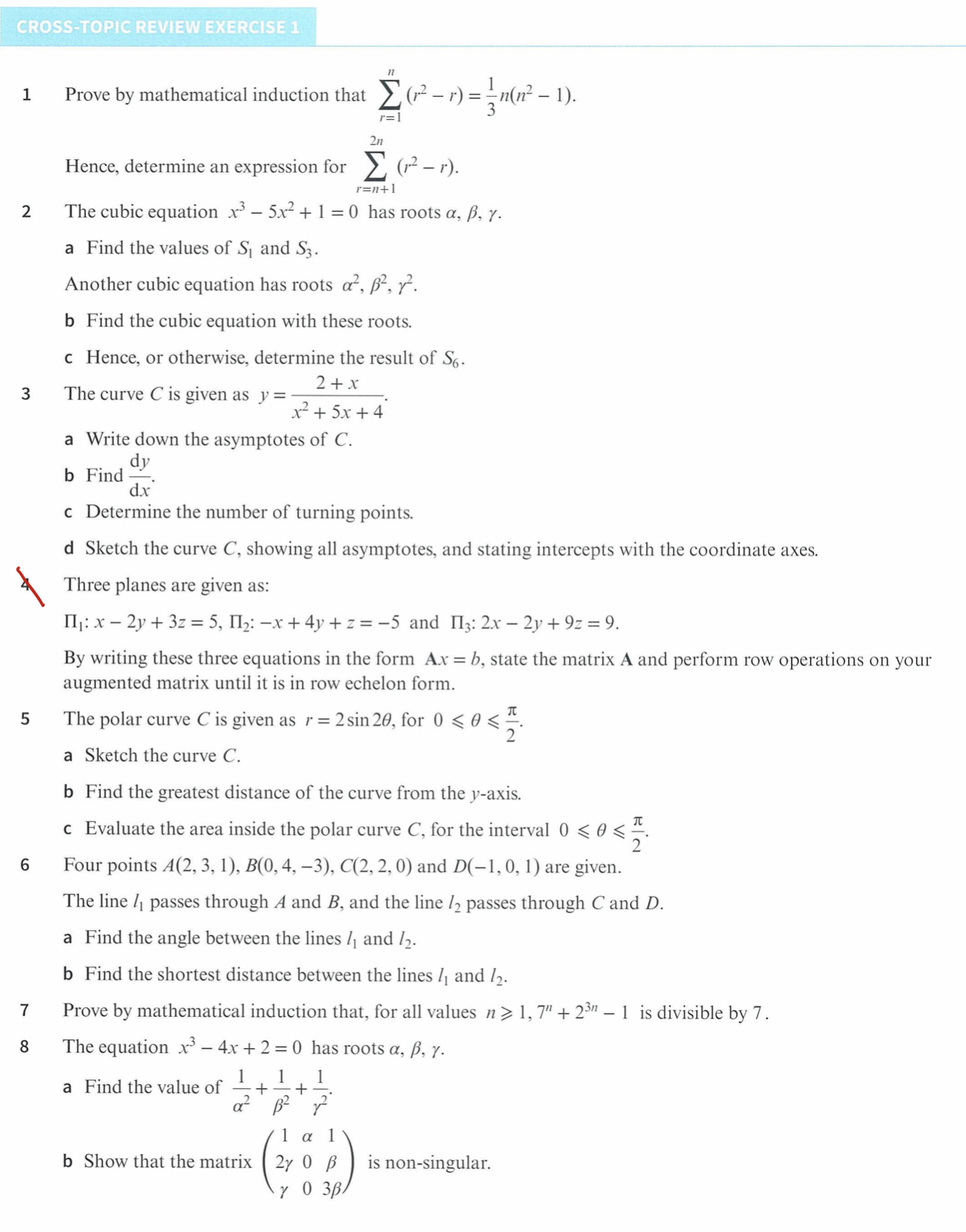 9231. FP1. General Practice – Maths with David