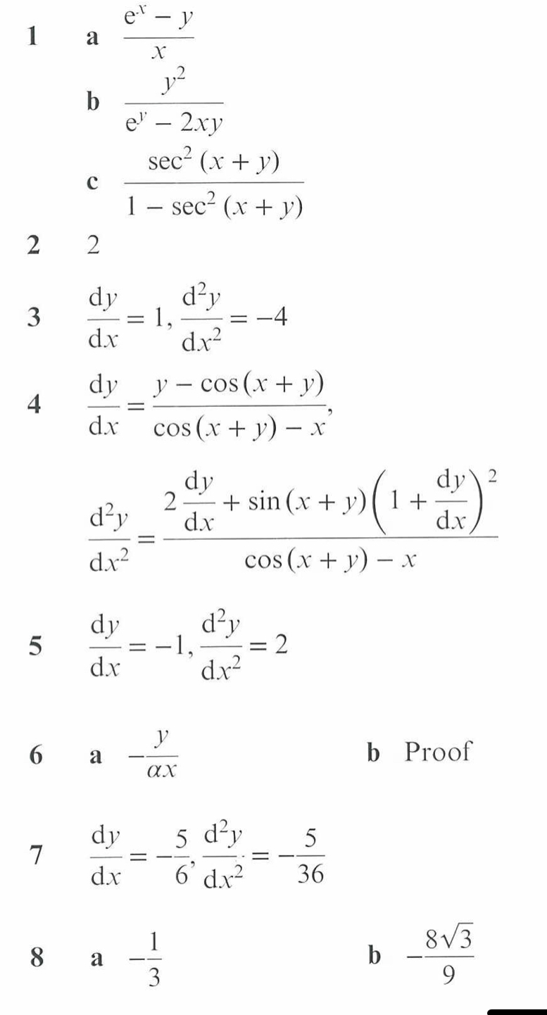9231. FP2. Differentiation – Maths with David