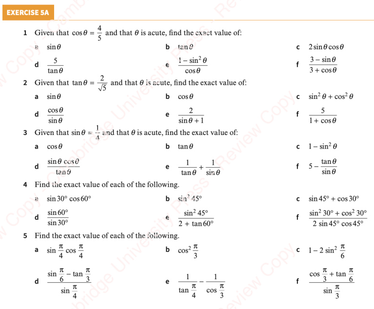 9709. Pure 1. Trigonometry – Maths with David