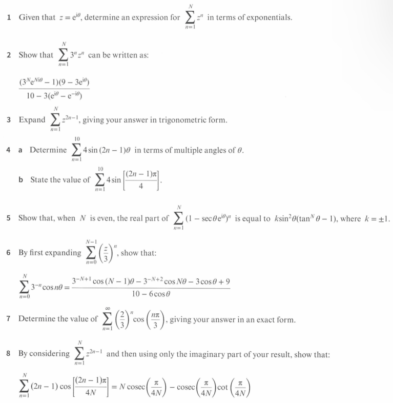 9231. FP2. Complex Numbers – Maths with David
