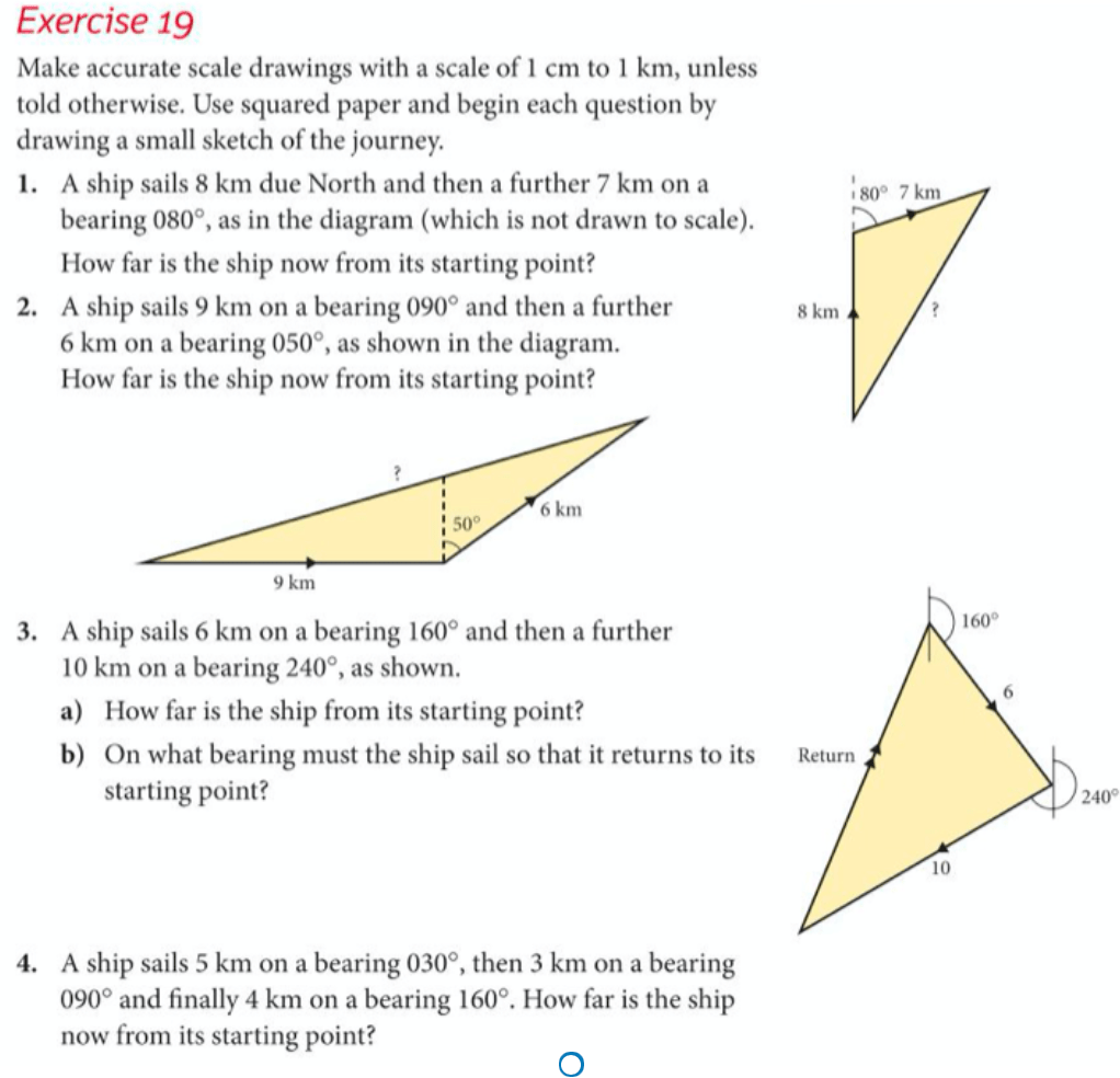KS4. Trigonometry. Bearings – Maths with David