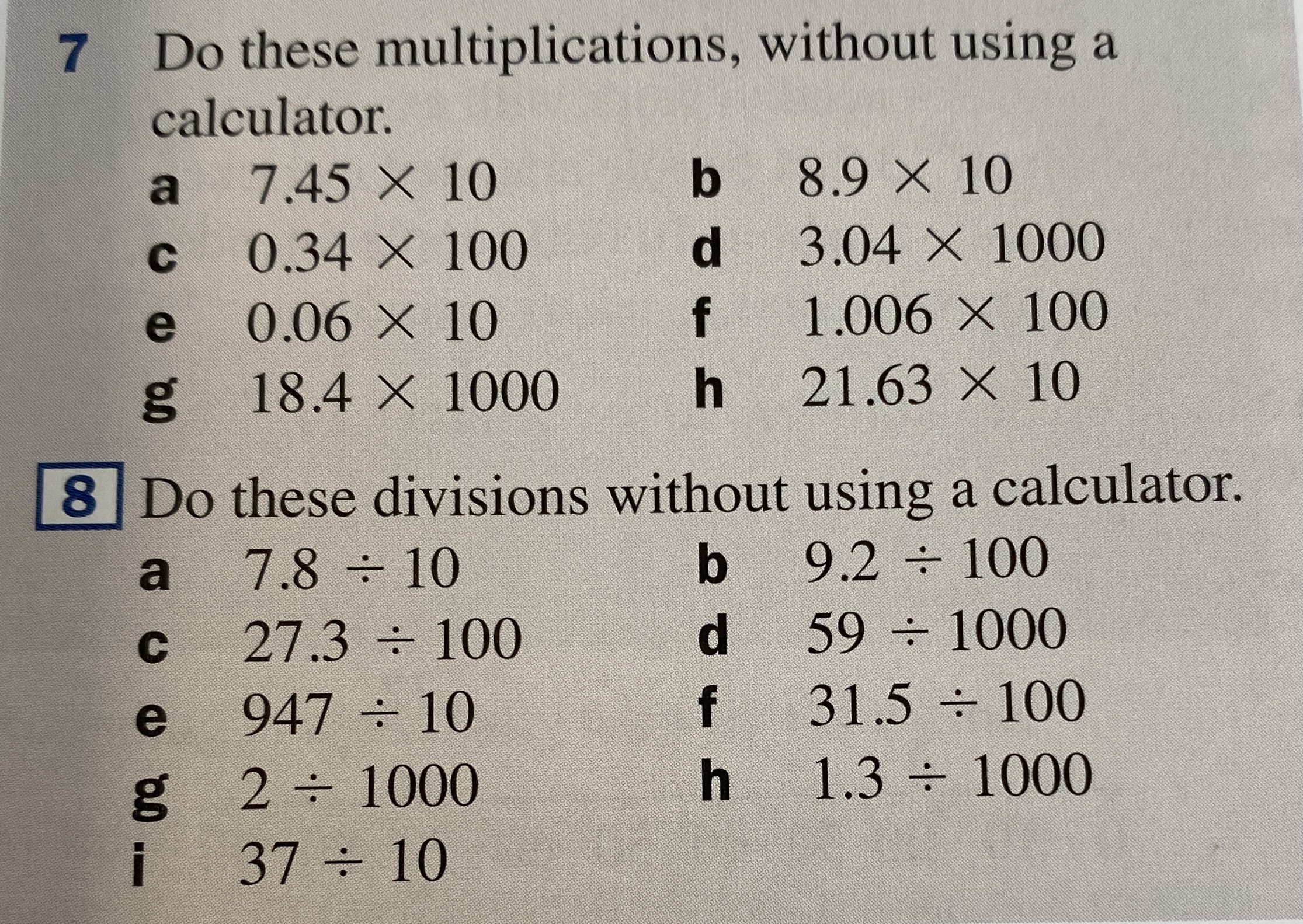 Year 7. Decimals – Maths with David