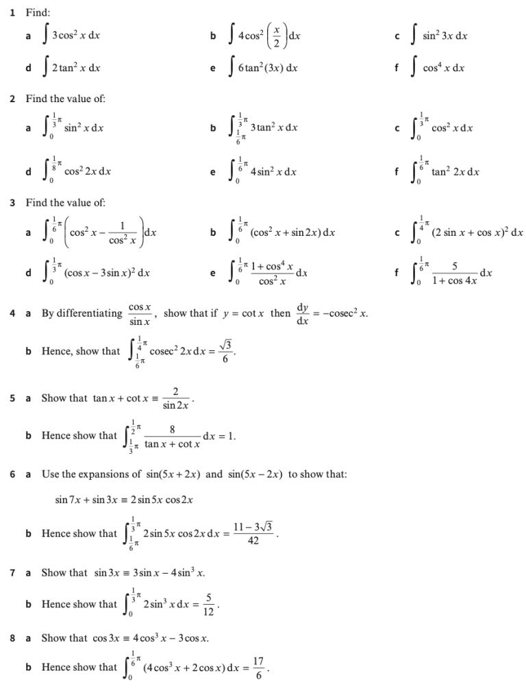 9709. P3. Integration – Maths with David